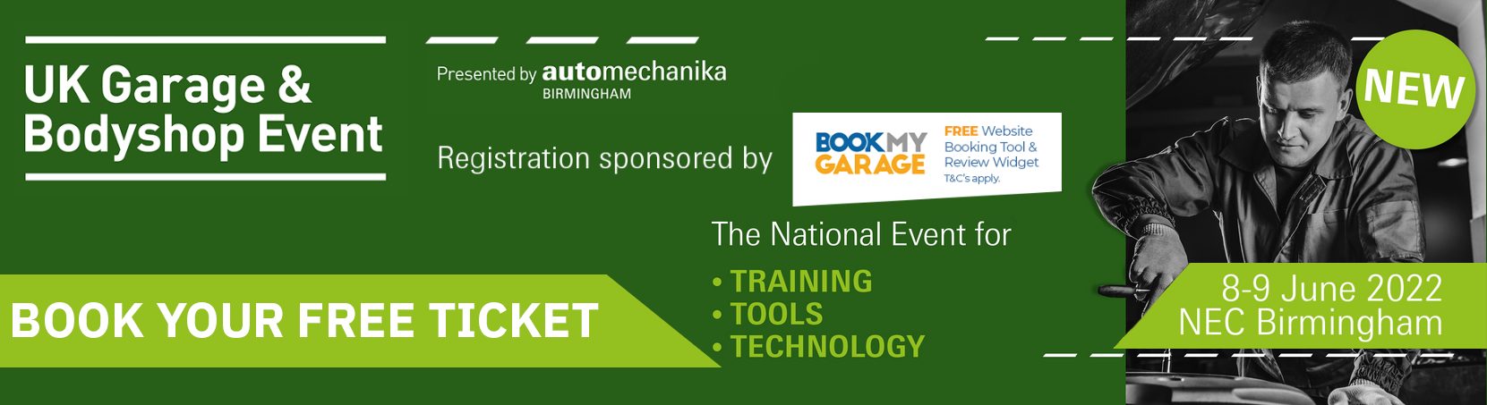 Meet us at the UK Garage & Bodyshop Event, NEC Birmingham, 8-9 June ...